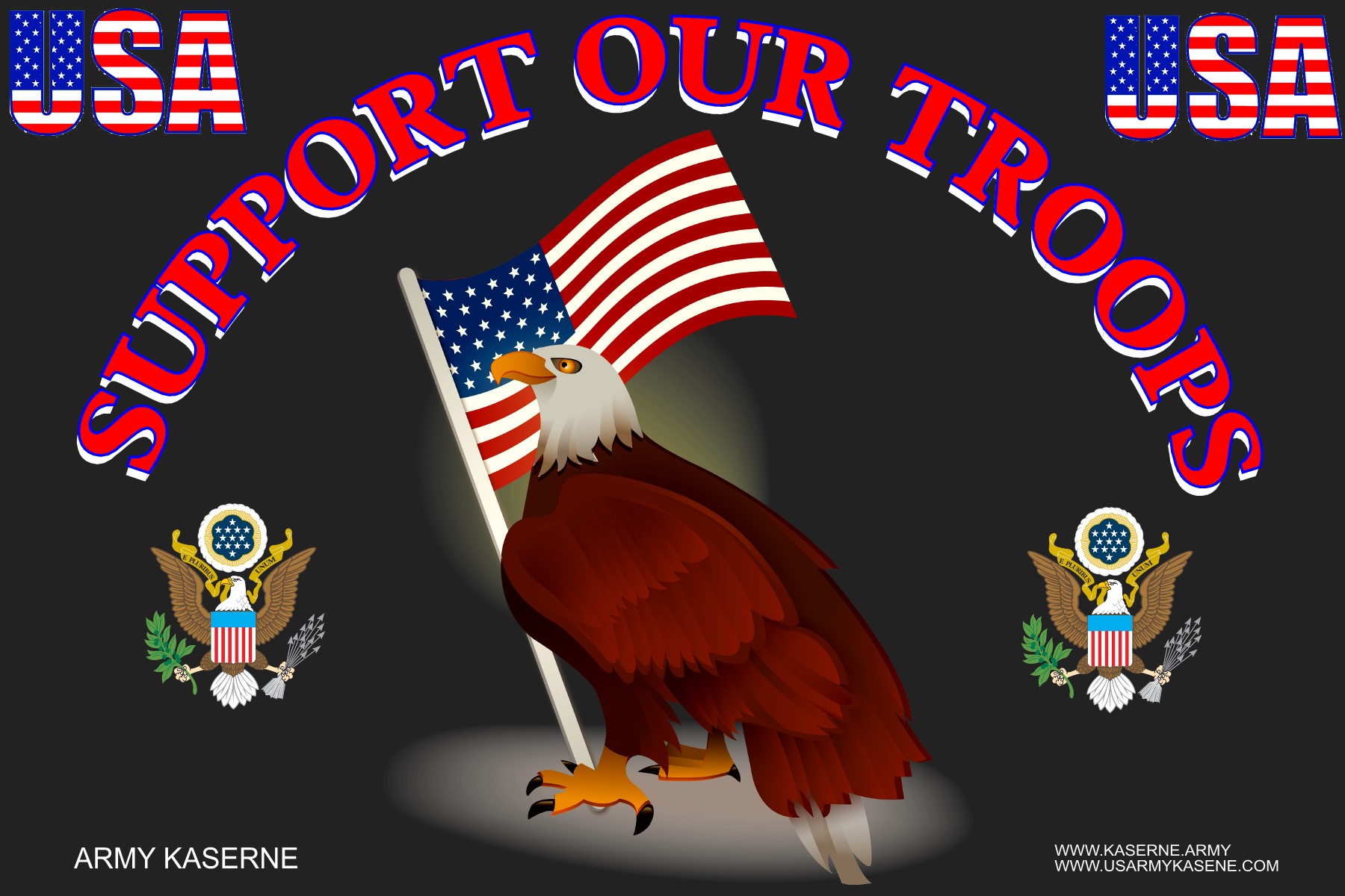 SUPPORT OUR TROOPS – ARMY BARRACKS