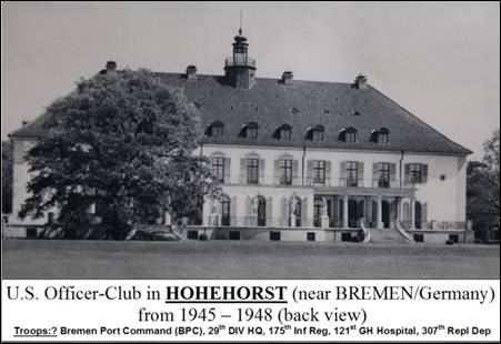 BREMEN PORT COMMAND – ARMY BARRACKS