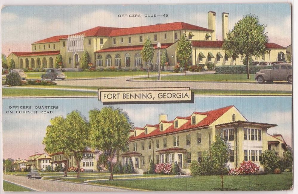 FORT BENNING GEORGIA – ARMY BARRACKS